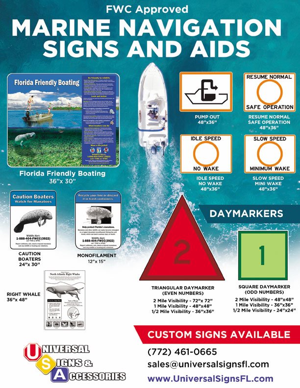 Marine Navigation Signs - Universal Signs & Accessories