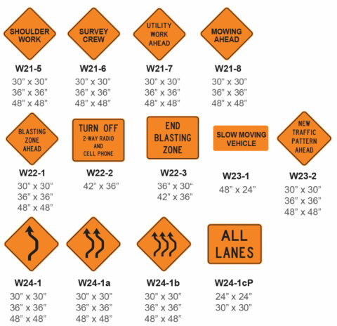 Work Zone Signs - Universal Signs & Accessories