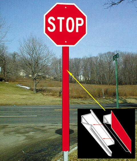 Reflective Post Panels - Universal Signs and Accessories
