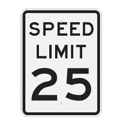 Speed Warning Signs - Universal Signs & Accessories