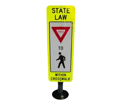 Flashing Pedestrian Crossing Signs - Universal Signs & Accessories