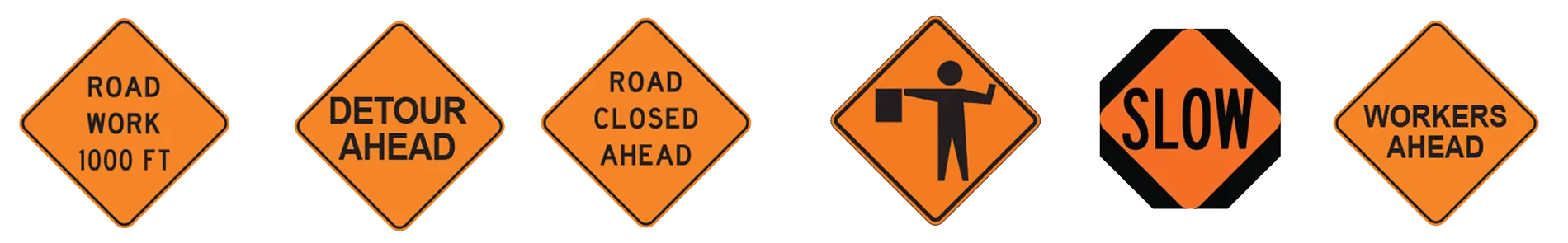 Work Zone Signs - Universal Signs & Accessories